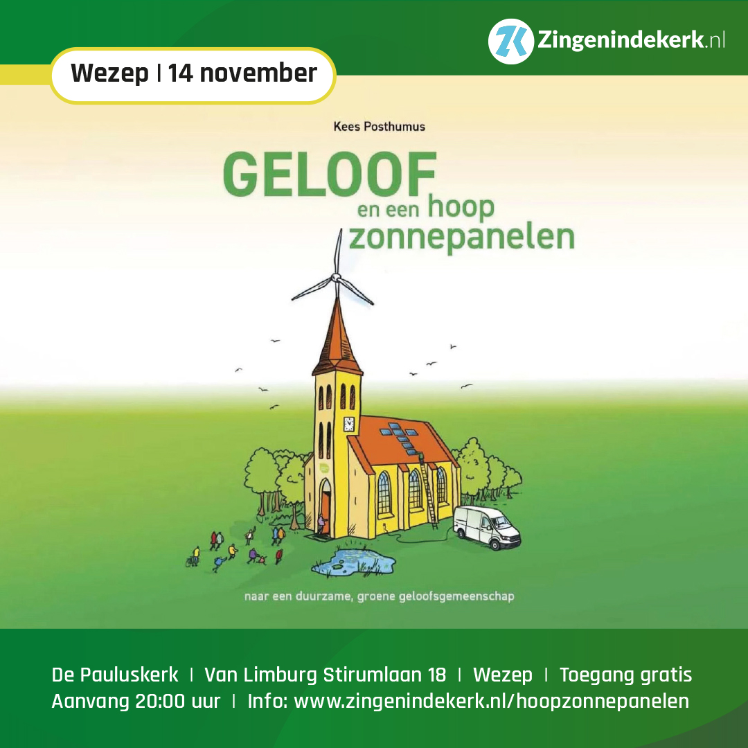 Uitnodiging "Geloof en een hoop zonnepanelen - NGK De Morgenster | Wezep